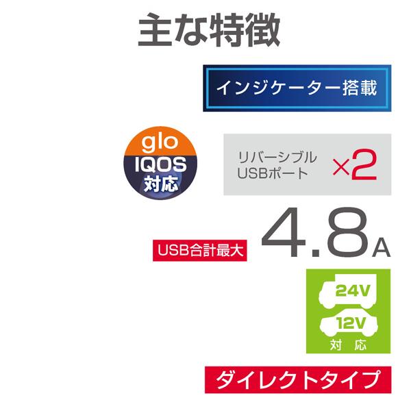 EXEA 星光産業 12V/24V車対応 リバーシブル モニターUSBポート EM-157 :4663987:CarParts TSC - 通販 - Yahoo!ショッピング