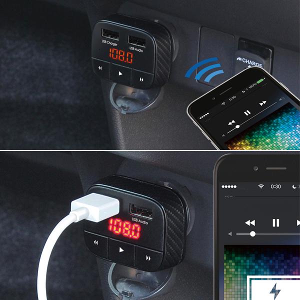 槌屋ヤック YAC 槌屋ヤックBluetooth USBメモリーµSDポート付 4in1 FMトランスミッター DC12V車用 TP-219 : CarParts TSC - 通販 ...