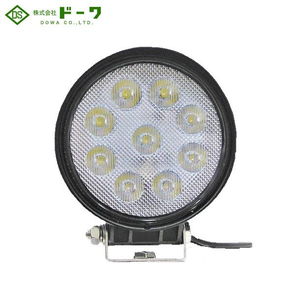 DOWA ドーワ LED 丸 薄型 ワークランプ 12V/24V共用 9灯 P-8032 : CarParts TSC - 通販 ...