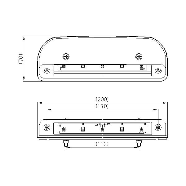 ブランド登録なし DOWA ドーワ LED A型 バス 路肩灯 タイヤ灯 フルメッキ FLAT 24V車 P-9055 : CarParts ...