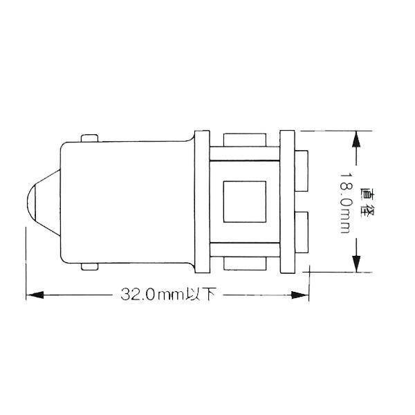RACING GEAR RG レーシングギア パワー LED 24V車用BA15S S25/G18 車検対応 5500K マーカーランプ/ナンバーランプ用 RGH-P210 ...