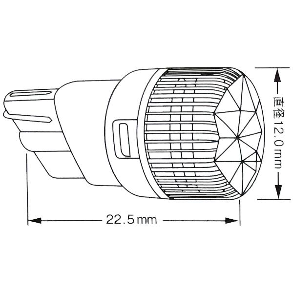 RACING GEAR（レーシングギア） RG パワー LED 24V車用 T10 車検対応 6200K ポジションランプ用 2個入 RGH ...