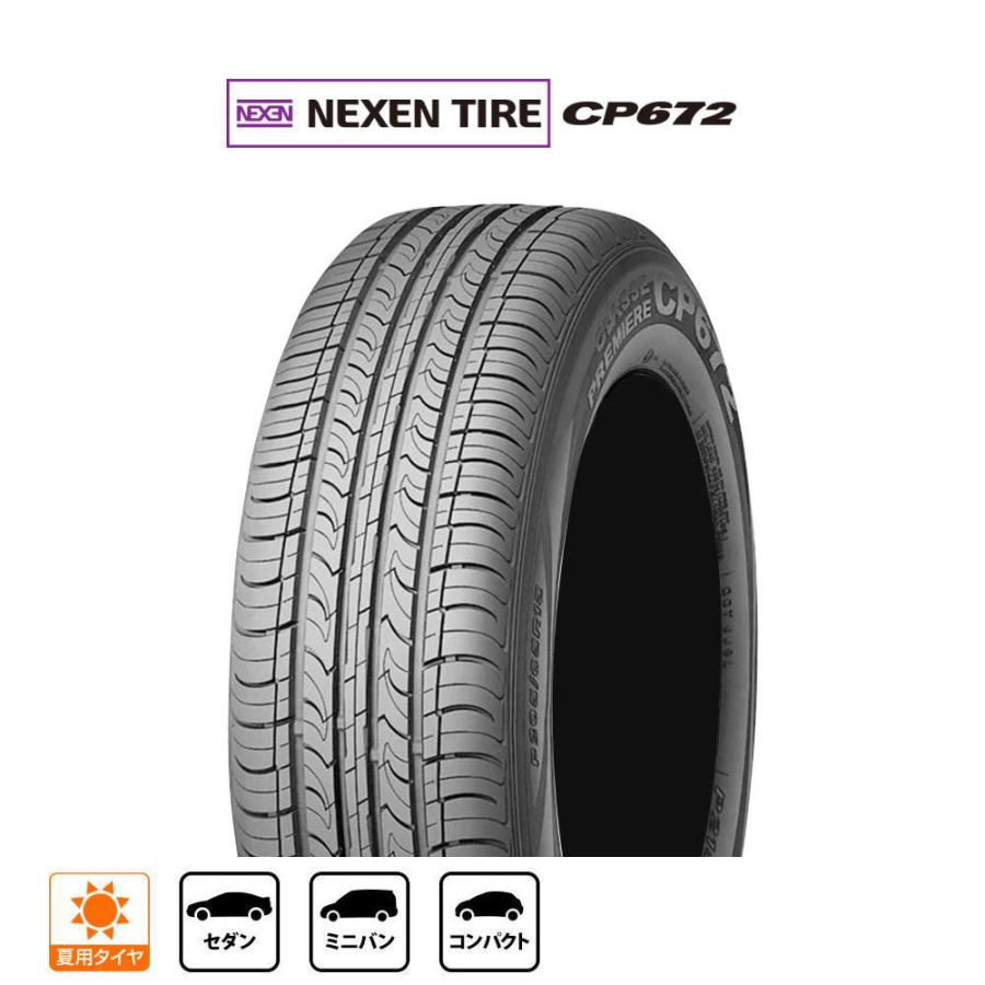 NEXEN ネクセン CP672 225/65R17 102V サマータイヤ・夏タイヤ単品 送料無料(1本〜) : 49818 : カーポートマルゼン - 通販 - Yahoo!ショッピング