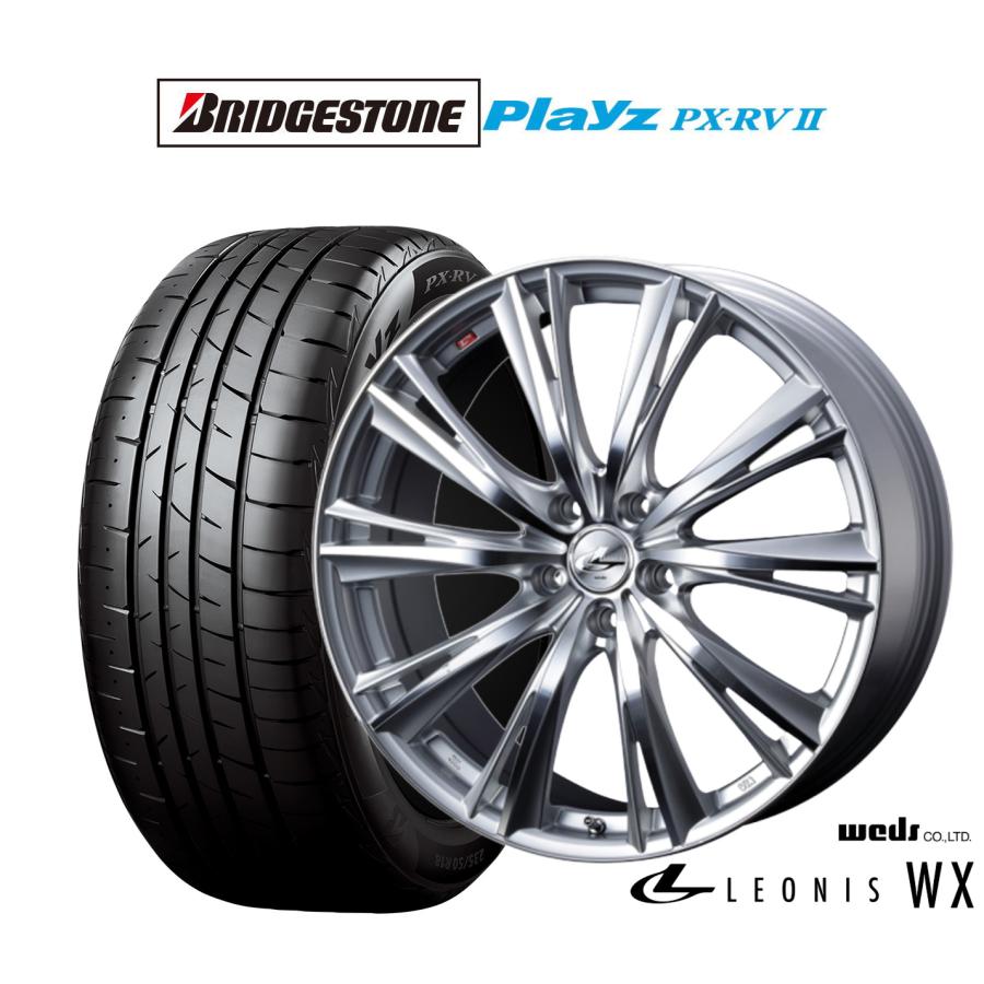 WEDS サマータイヤ ホイール4本セット ウェッズ レオニス WX ブリヂストン PLAYZ プレイズ PX-RVII 215/45R18 : カーポートマルゼン - 通販 - Yahoo ...