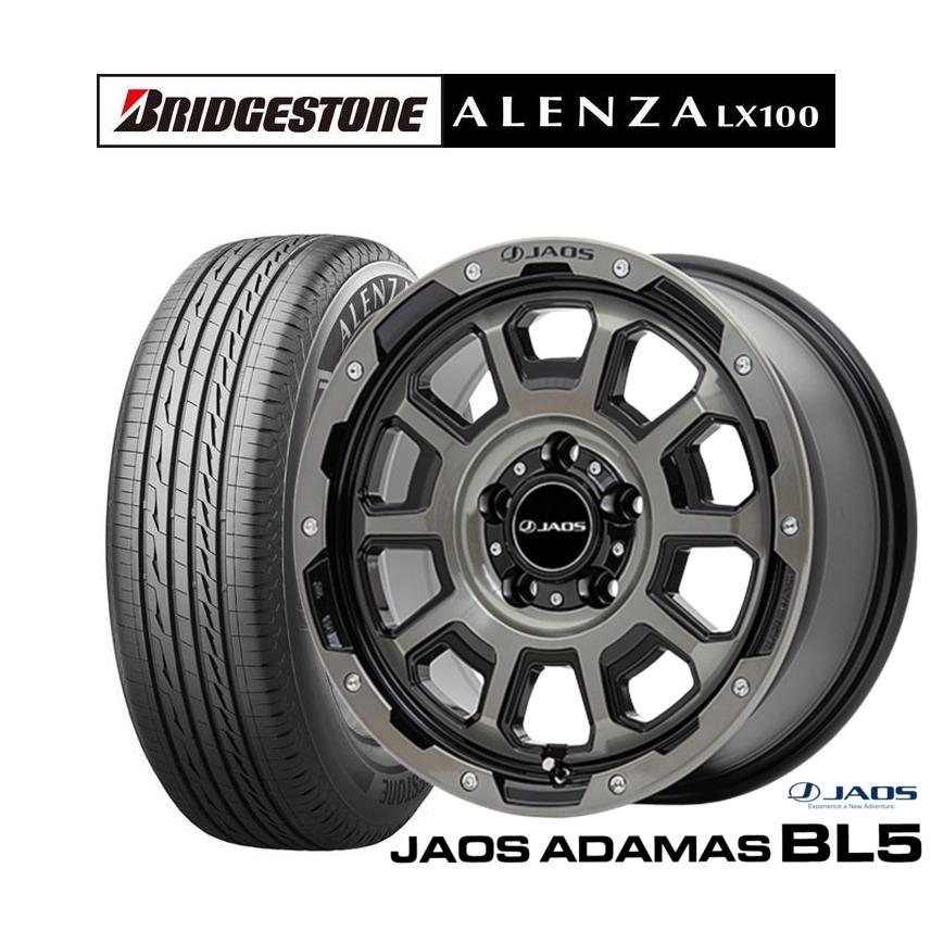JAOS サマータイヤ ホイール4本セット ジャオス アダマス BL5 ブリヂストン ALENZA アレンザ LX100 245/65R17 : カーポートマルゼン - 通販 - Yahoo ...