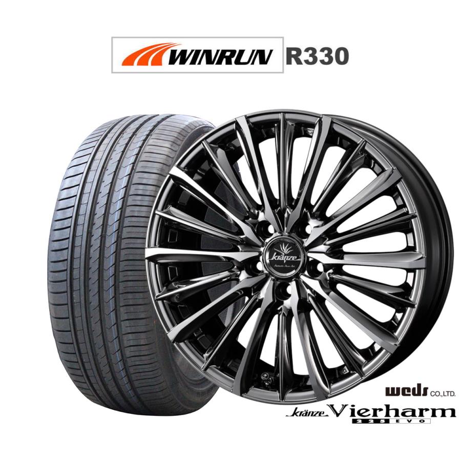 WEDS サマータイヤ ホイール4本セット ウェッズ クレンツェ ヴィルハーム 225EVO WINRUN ウインラン R330 225/40R18 : カーポートマルゼン - 通販 ...