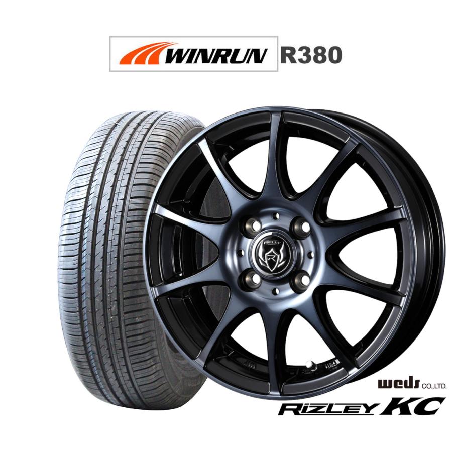 WEDS（ウェッズ） サマータイヤ ホイール4本セット ライツレー KC WINRUN ウインラン R380 185/70R14 ...