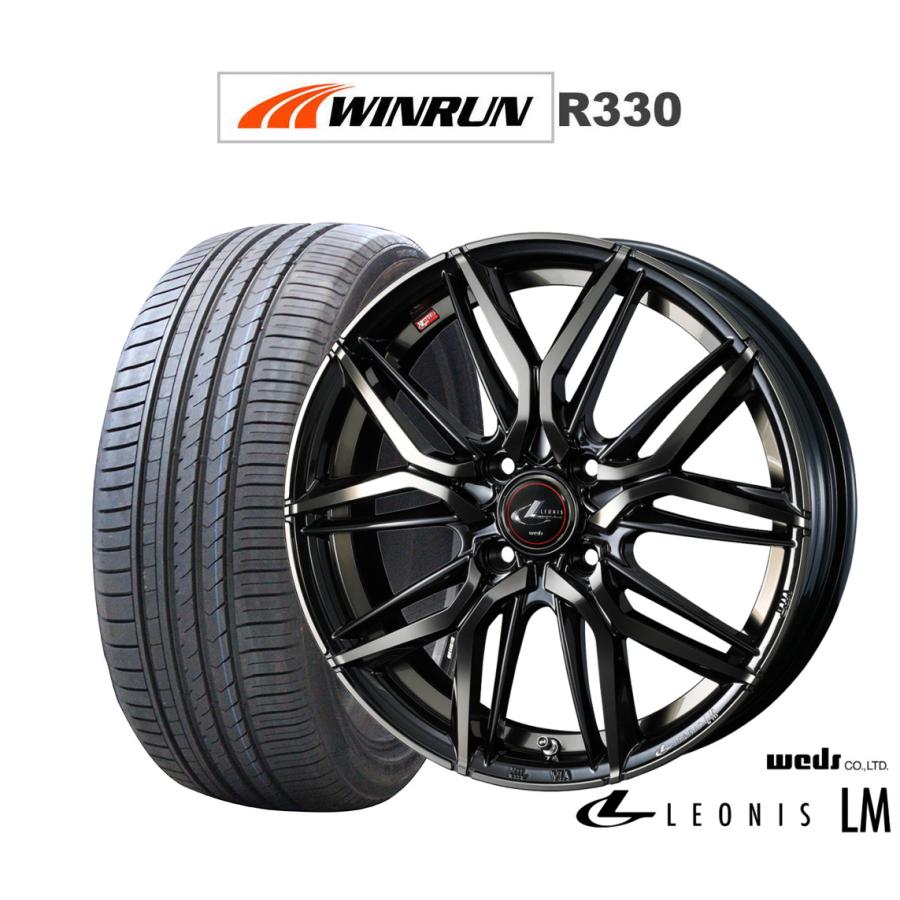 WEDS サマータイヤ ホイール4本セット ウェッズ レオニス LM WINRUN ウインラン R330 195/40R17 : カーポートマルゼン - 通販 - Yahoo!ショッピング