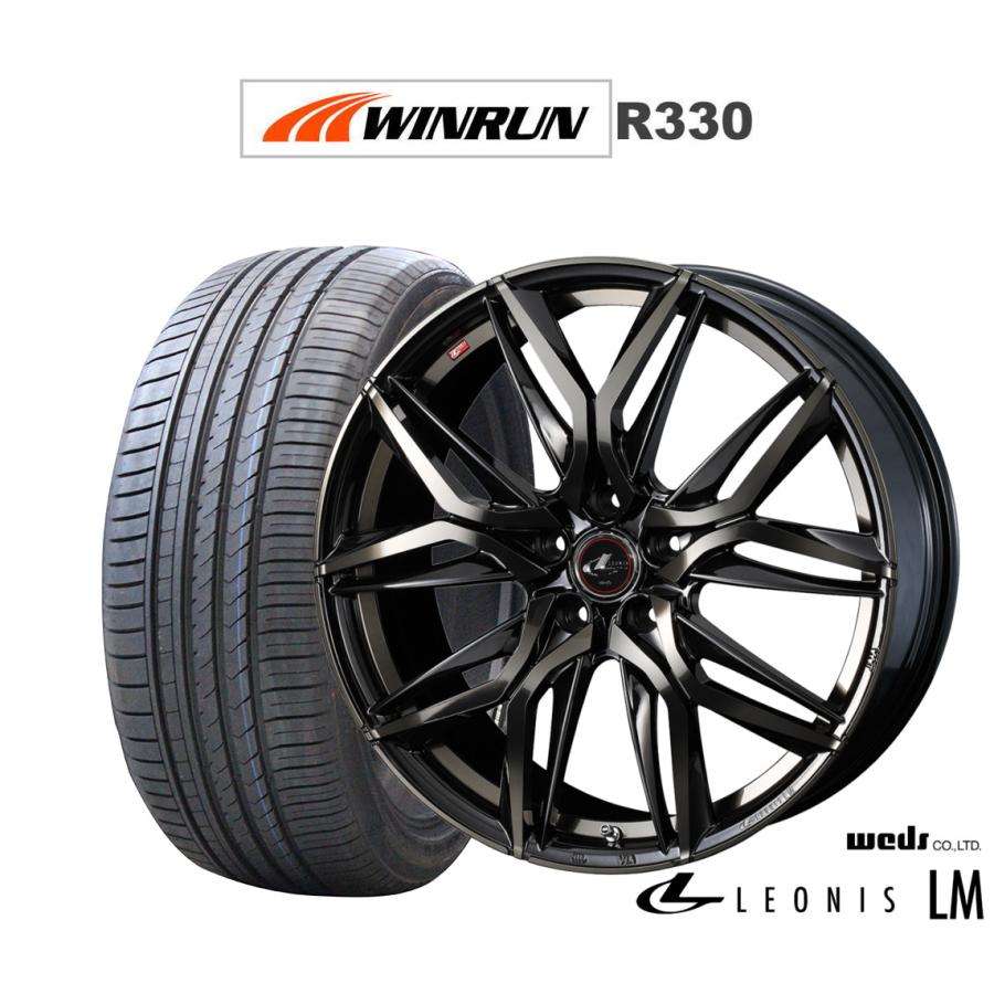 WEDS サマータイヤ ホイール4本セット ウェッズ レオニス LM WINRUN ウインラン R330 195/45R17 : カーポートマルゼン - 通販 - Yahoo!ショッピング