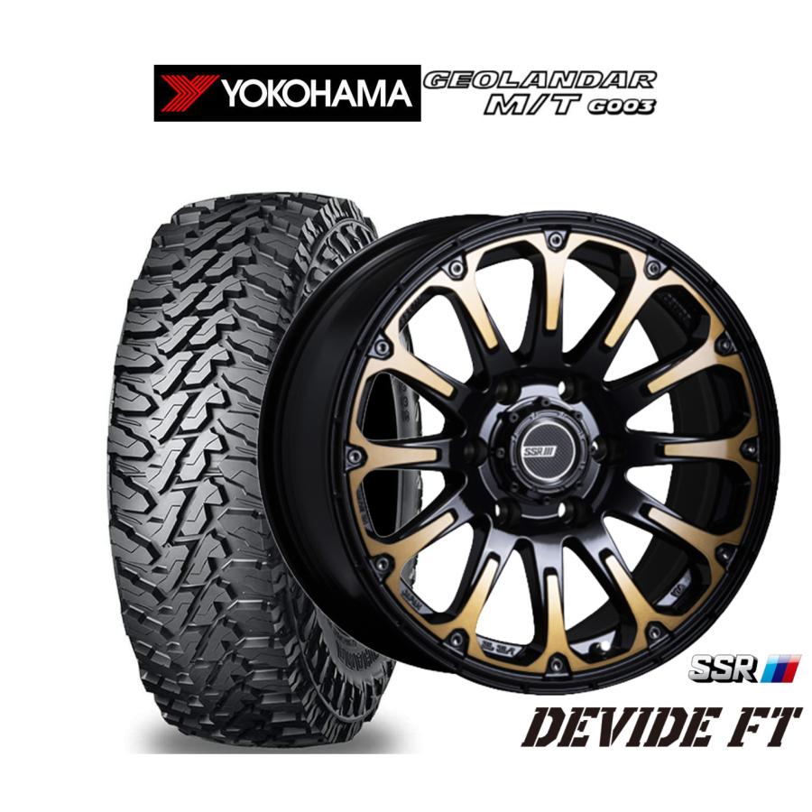 サマータイヤ ホイール4本セット タナベ SSR ディバイド FT ヨコハマ GEOLANDAR ジオランダー M/T (G003) 275/55R20 : set-11773108 ...
