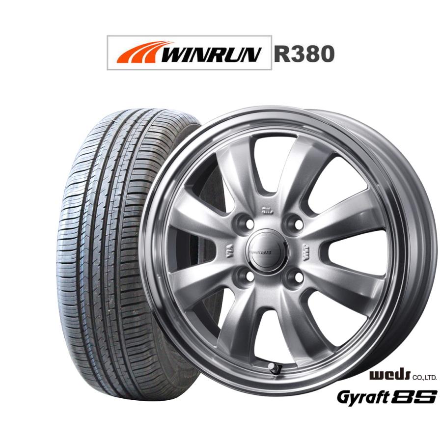 WEDS サマータイヤ ホイール4本セット ウェッズ グラフト 8S WINRUN ウインラン R380 165/60R14 : カーポートマルゼン - 通販 - Yahoo!ショッピング