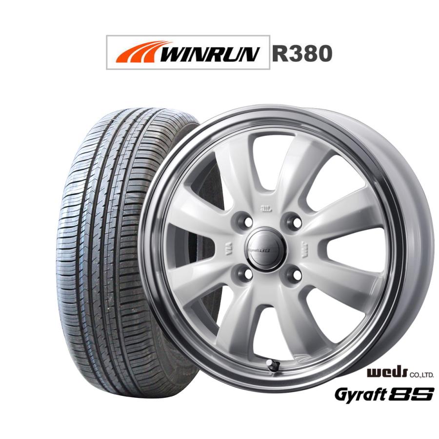サマータイヤ ホイール4本セット ウェッズ グラフト 8S WINRUN ウインラン R380 165/65R14 : set-12119150 : カーポートマルゼン - 通販 ...