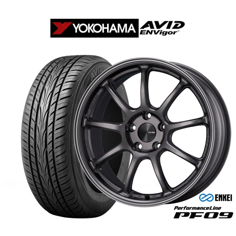 ENKEI サマータイヤ ホイール4本セット エンケイ PF09 ヨコハマ AVID エンビガー (S321) 235/50R18 : カーポートマルゼン - 通販 - Yahoo!ショッピング