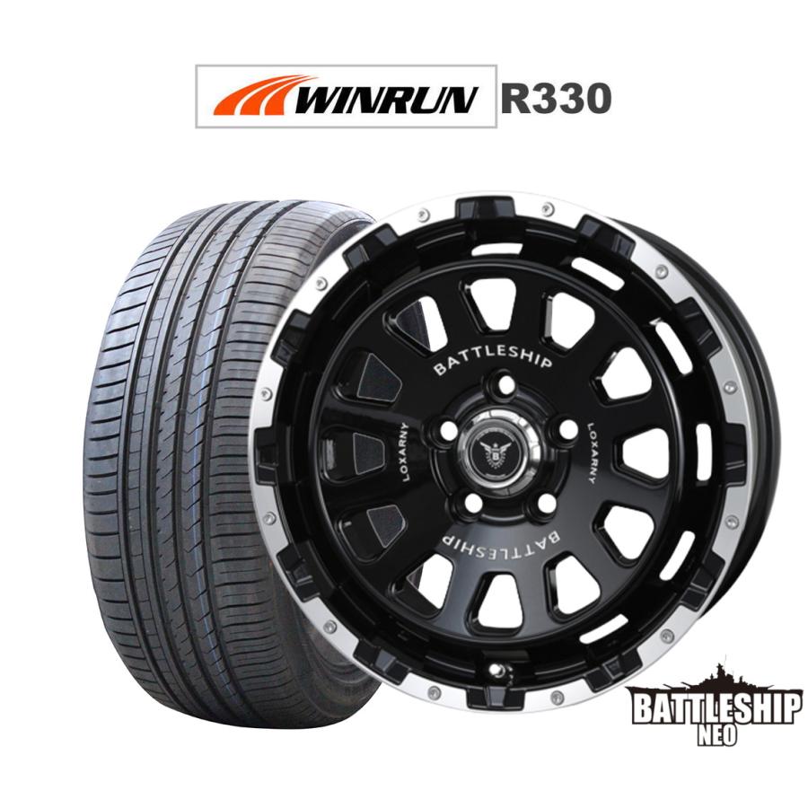 ロクサーニ サマータイヤ ホイール4本セット BADX バトルシップ NEO(ネオ) WINRUN ウインラン R330 195/50R16 : カーポートマルゼン - 通販 - Yahoo ...