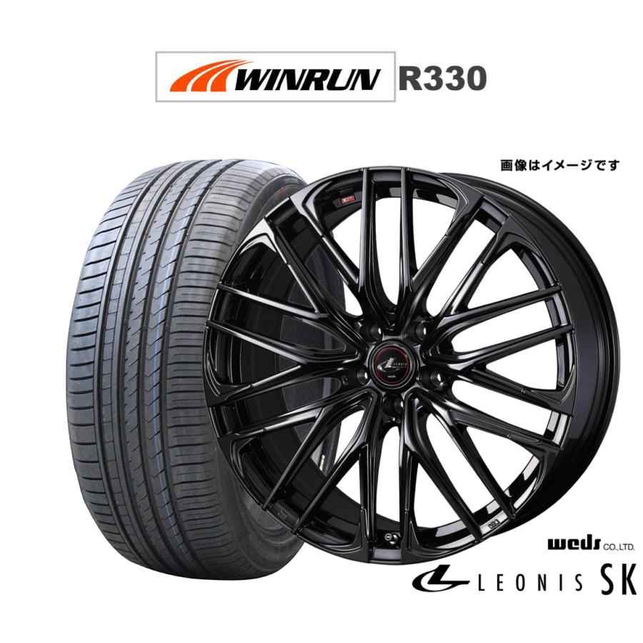 WEDS サマータイヤ ホイール4本セット ウェッズ レオニス SK BLACK METAL EDITION WINRUN ウインラン R330 165/50R16 : カーポートマルゼン ...