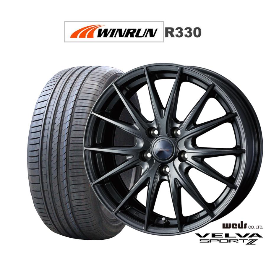 サマータイヤ ホイール4本セット ウェッズ ヴェルヴァ SPORT2 (スポルト2) WINRUN ウインラン R330 215/45R17 : set-13078491 : カーポート ...
