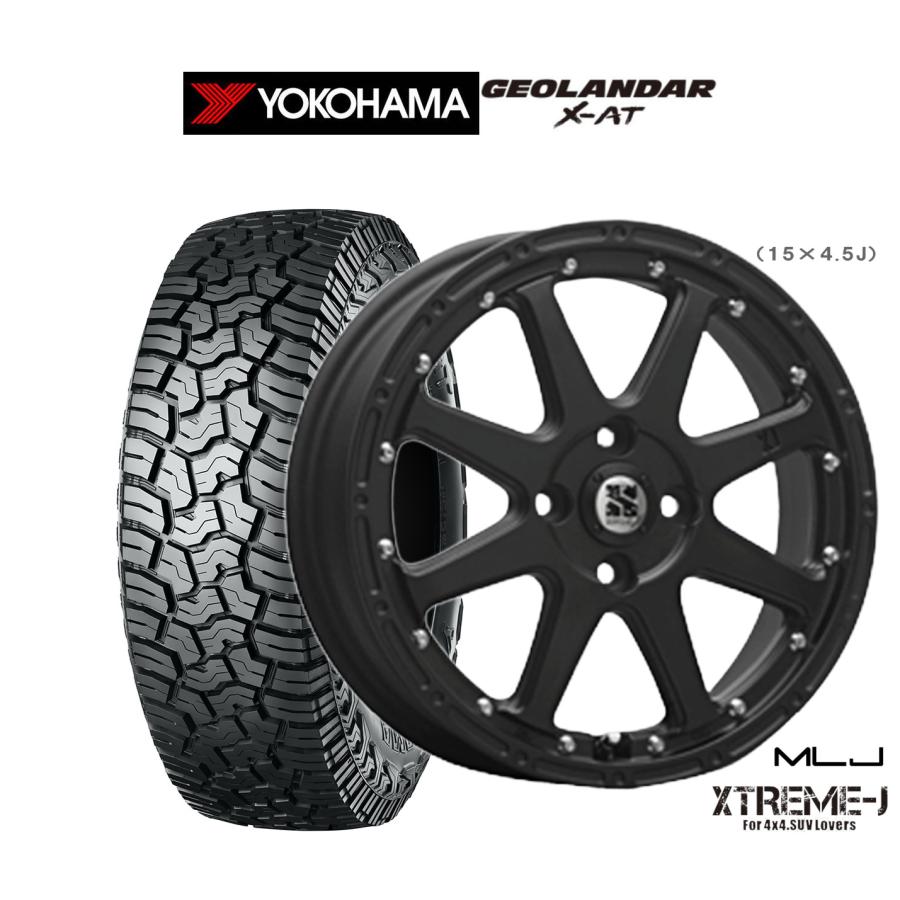 オフロードタイヤ ホイール4本セット MLJ エクストリーム -J(ジェイ) ヨコハマ GEOLANDAR ジオランダー X-AT (G016 ...