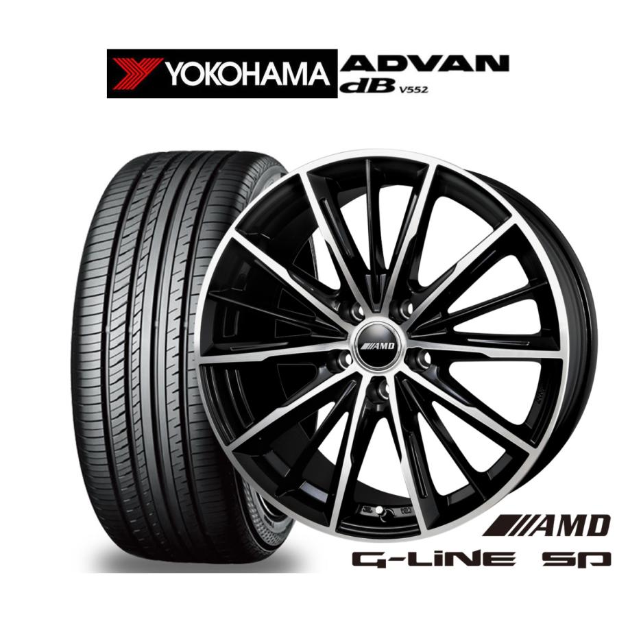 サマータイヤ ホイール4本セット BADX AMD G-Line SP ヨコハマ ADVAN アドバン dB(V552) 205/65R15 : カーポートマルゼン - 通販 - Yahoo ...