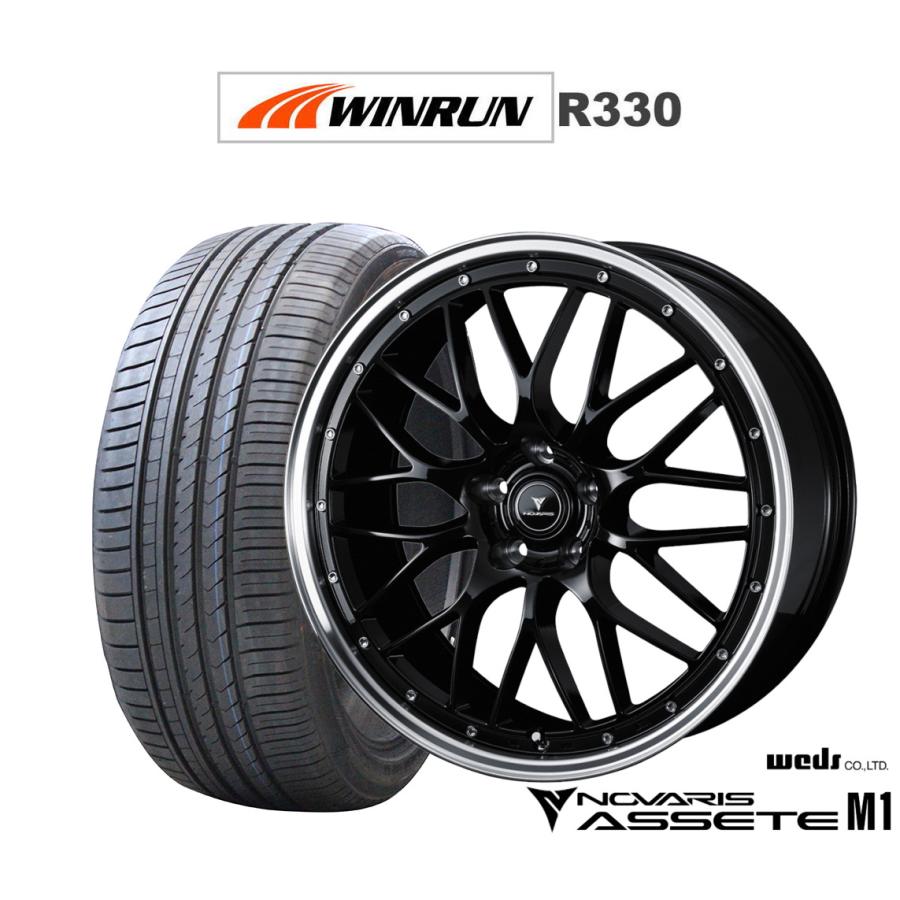 WEDS サマータイヤ ホイール4本セット ウェッズ ノヴァリス アセット M1 WINRUN ウインラン R330 215/40R18 : カーポートマルゼン - 通販 - Yahoo!ショッピング