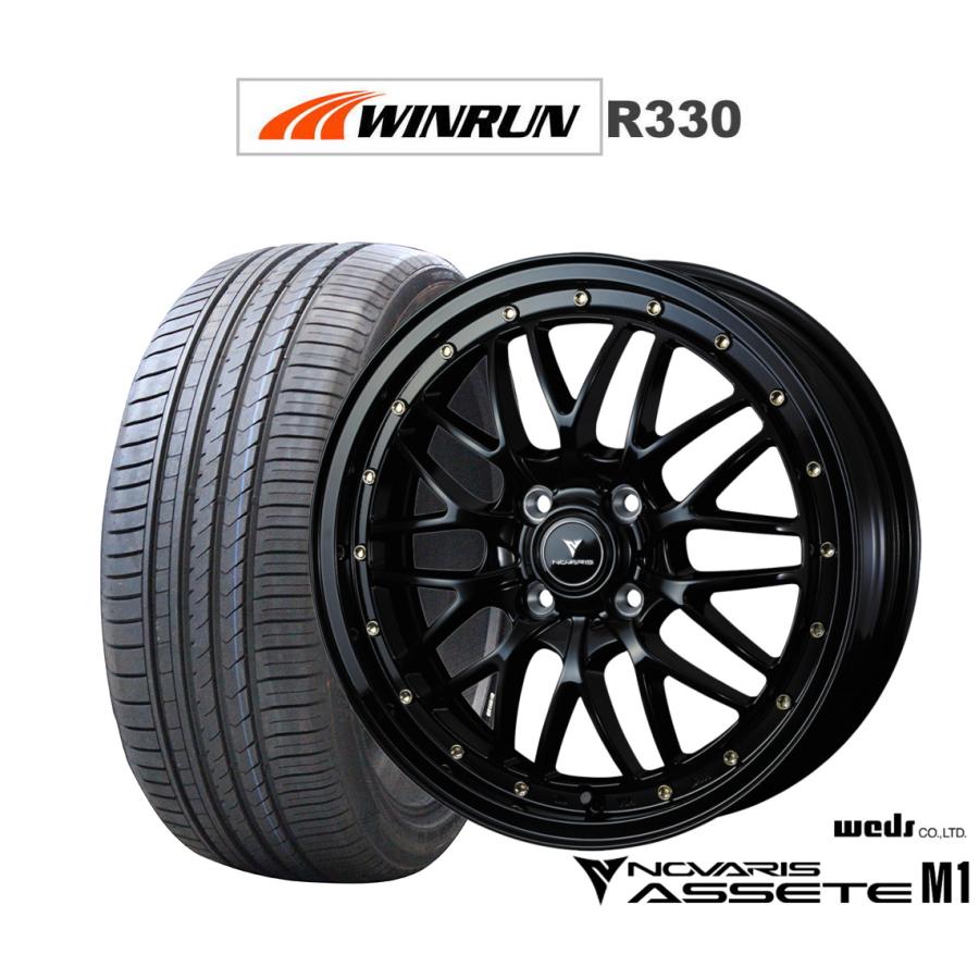 WEDS サマータイヤ ホイール4本セット ウェッズ ノヴァリス アセット M1 WINRUN ウインラン R330 165/50R15 : カーポートマルゼン - 通販 - Yahoo!ショッピング