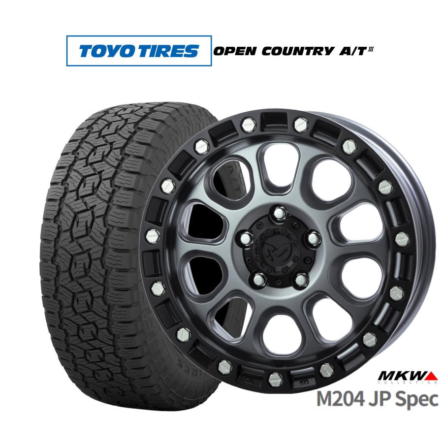 オフロードタイヤ ホイール4本セット MKW M204 JPスペック トーヨータイヤ OPEN COUNTRY オープンカントリー AT3 245/70R16 : カーポートマルゼン - 通販 ...