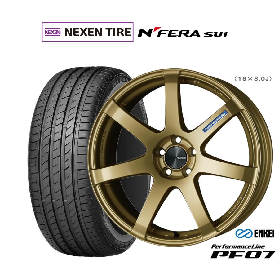ENKEI サマータイヤ ホイール4本セット エンケイ PF07 NEXEN ネクセン N FERA SU1 215/40R18 : カーポートマルゼン - 通販 - Yahoo!ショッピング