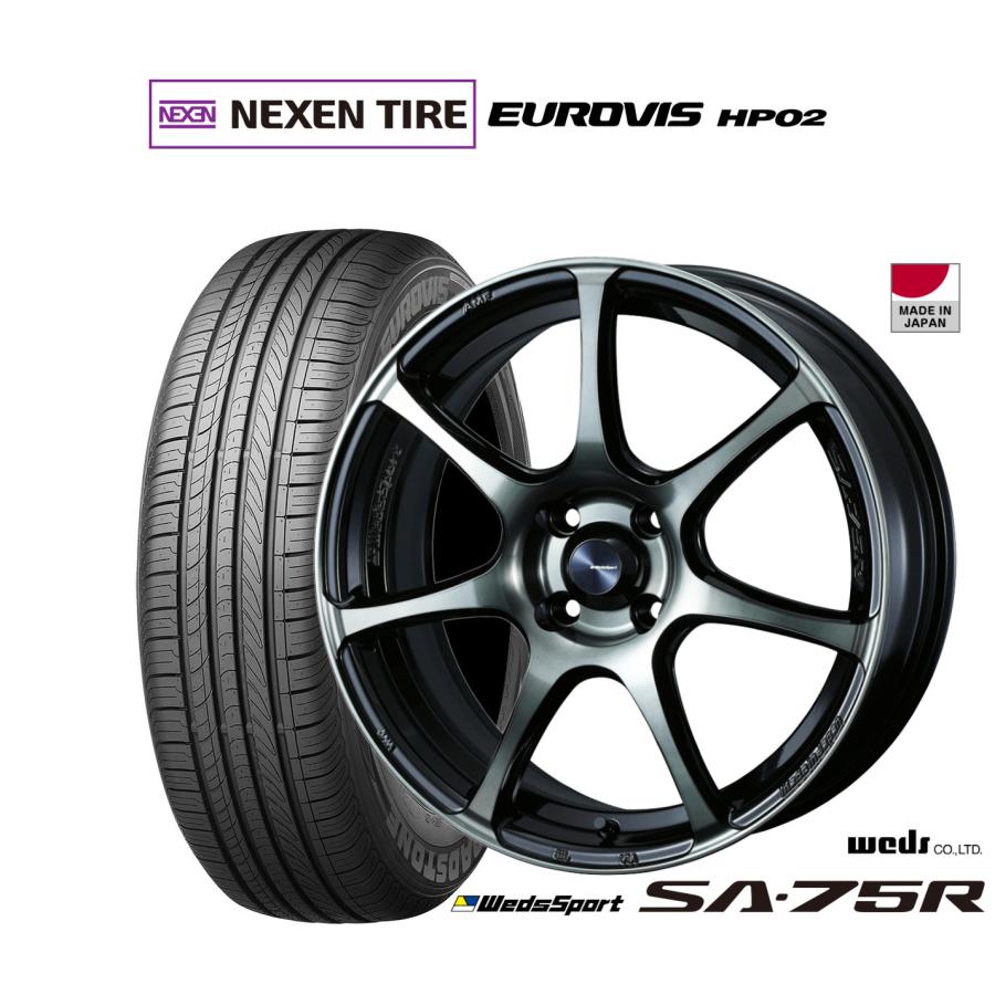 WEDS（ウェッズ） サマータイヤ ホイール4本セット ウェッズスポーツ SA-75R NEXEN ネクセン ロードストーン ユーロビズ ...
