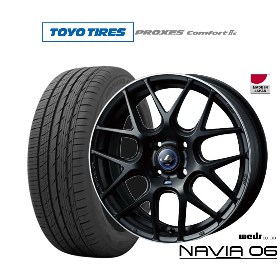WEDS サマータイヤ ホイール4本セット ウェッズ レオニス ナヴィア06 トーヨータイヤ プロクセス PROXES Comfort 2s (コンフォート 2s) 205/60R16 ...