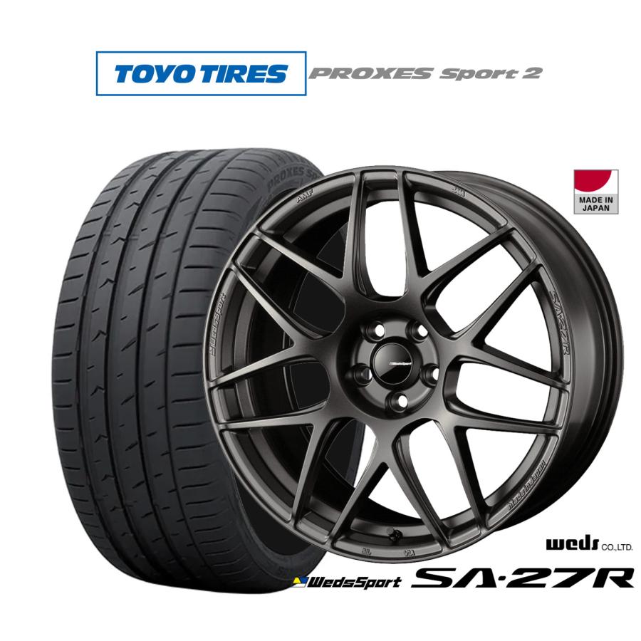 WEDS サマータイヤ ホイール4本セット ウェッズ ウェッズスポーツ SA-27R トーヨータイヤ プロクセス PROXES スポーツ2 215/45R18 : カーポートマルゼン - 通販 ...