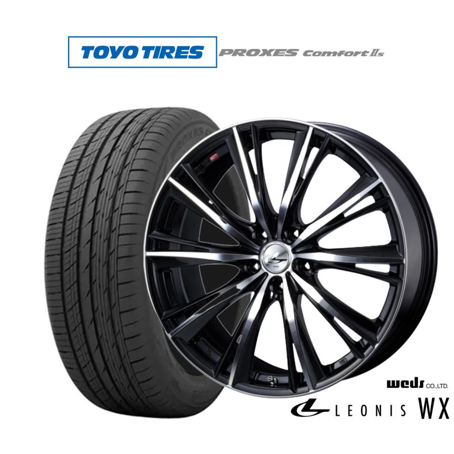 WEDS サマータイヤ ホイール4本セット ウェッズ レオニス WX トーヨータイヤ プロクセス PROXES Comfort 2s (コンフォート 2s) 235/50R18 : カーポート ...
