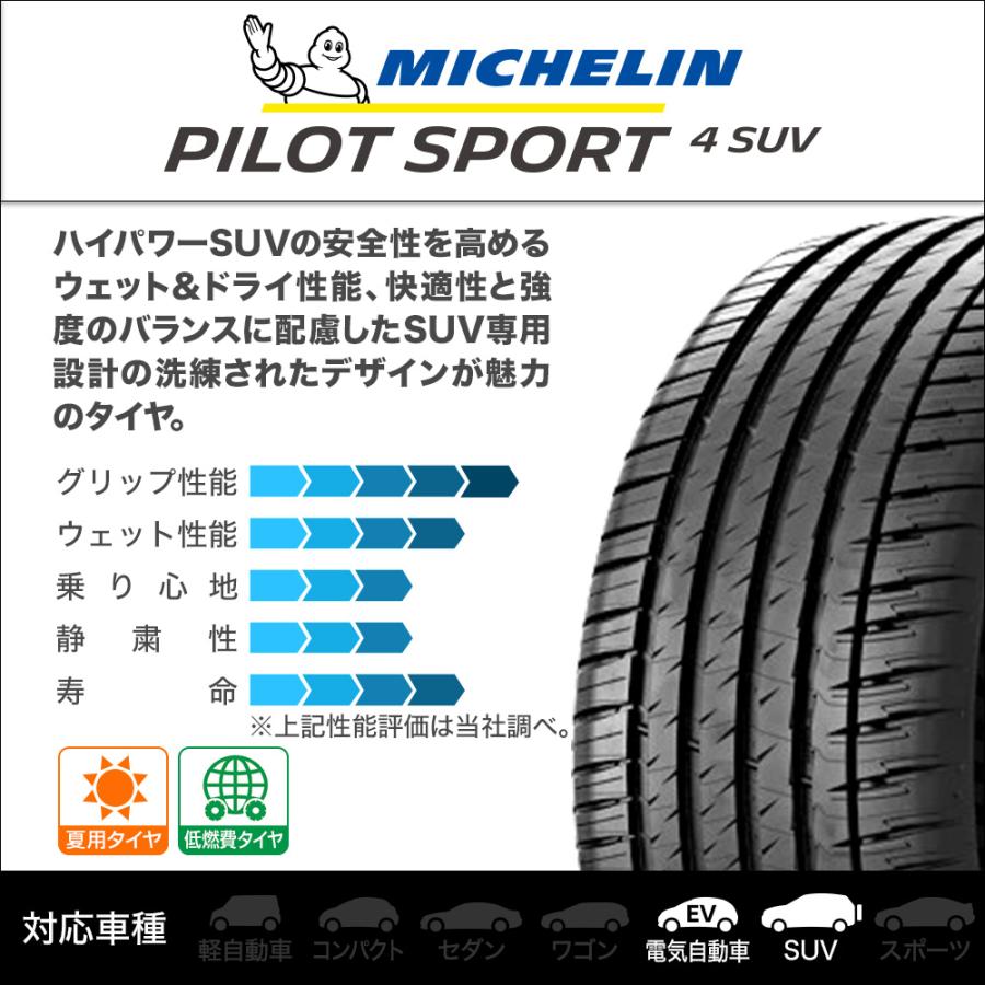 サマータイヤ ホイール4本セット アドミレイション アミスタット ライエン T025 ミシュラン パイロット スポーツ 4 SUV 255/55R20 : set-14317959 ...