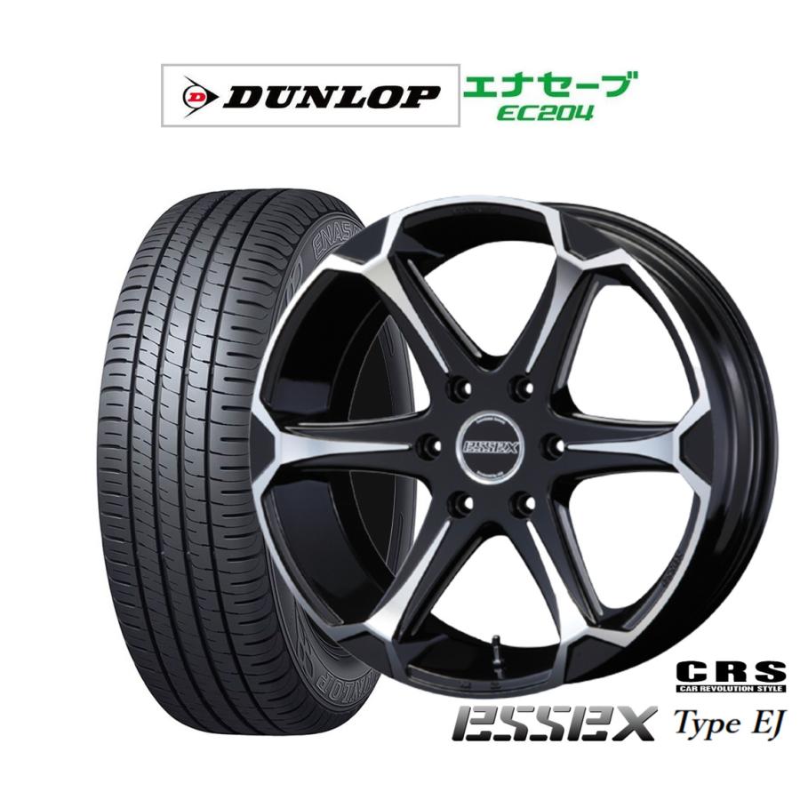 サマータイヤ ホイール4本セット CRS ESSEX エセックス EJ-17 ダンロップ ENASAVE エナセーブ EC204 215/60R17 : カーポートマルゼン - 通販 ...