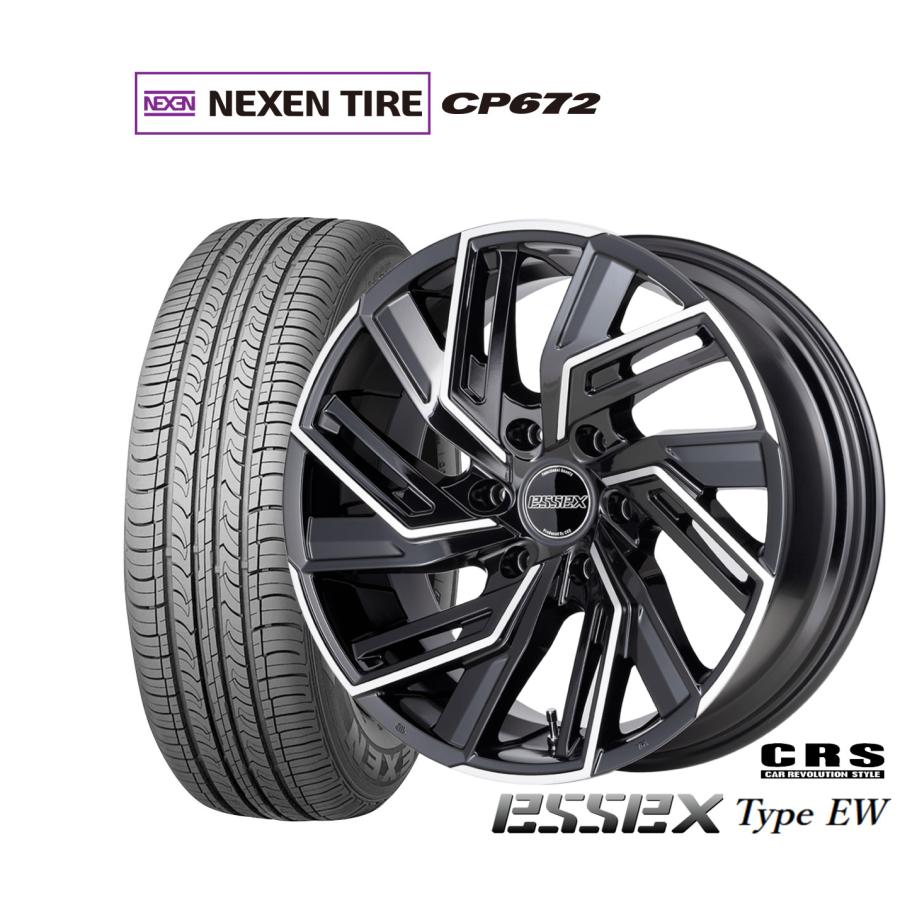 サマータイヤ ホイール4本セット CRS ESSEX エセックス EW-17 NEXEN ネクセン CP672 215/60R17 : カーポートマルゼン - 通販 - Yahoo!ショッピング