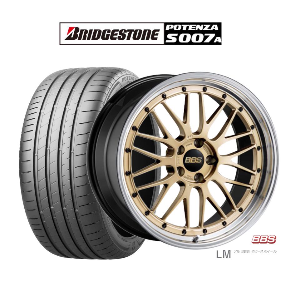 BBS サマータイヤ ホイール4本セット JAPAN LM ブリヂストン POTENZA ポテンザ S007A 245/45R19 : カーポートマルゼン - 通販 - Yahoo!ショッピング