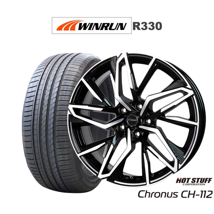 サマータイヤ ホイール4本セット ホットスタッフ クロノス CH-112 WINRUN ウインラン R330 225/40R18 : set-14966016 : カーポートマルゼン - 通販 ...