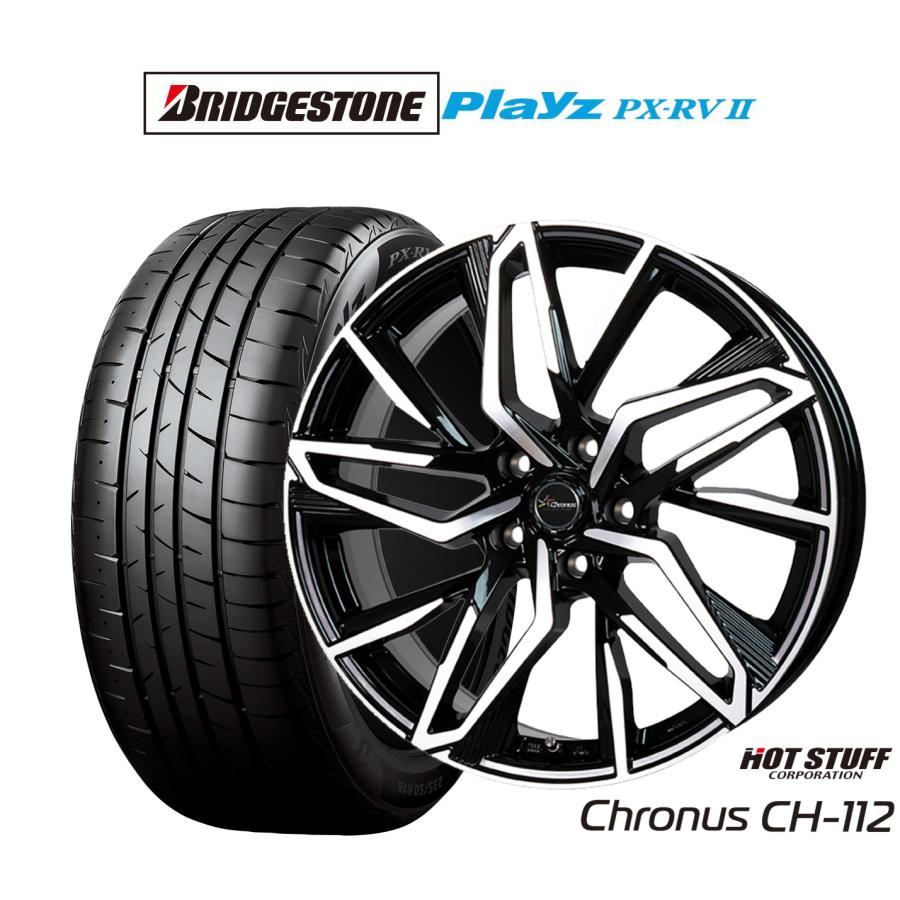 サマータイヤ ホイール4本セット ホットスタッフ クロノス CH-112 ブリヂストン PLAYZ プレイズ PX-RVII 215/45R18 : set-14967767 : カーポート ...