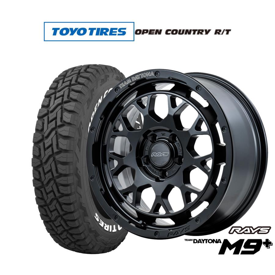 RAYS オフロードタイヤ ホイール4本セット レイズ チームデイトナ M9+ トーヨータイヤ OPEN COUNTRY オープンカントリー RT 235/70R16 : カーポートマルゼン ...