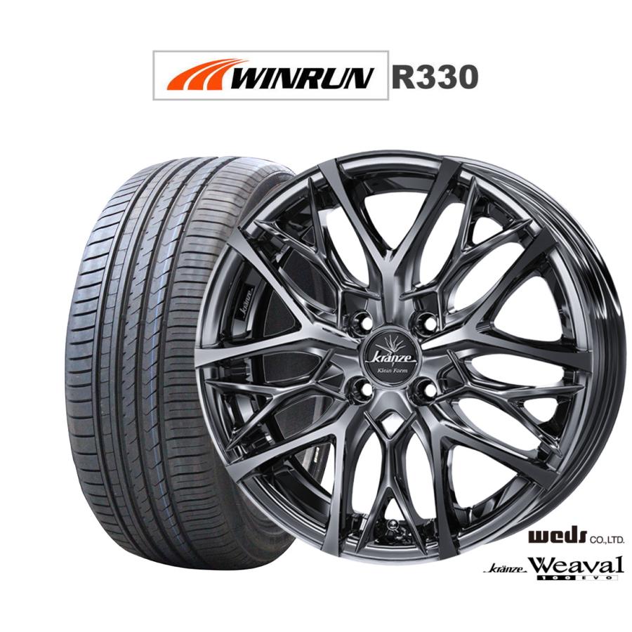 WEDS サマータイヤ ホイール4本セット ウェッズ クレンツェ ウィーバル 100EVO WINRUN ウインラン R330 215/45R17 : カーポートマルゼン - 通販 ...