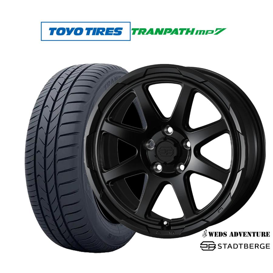 WEDS サマータイヤ ホイール4本セット ウェッズ アドベンチャー スタットベルク トーヨータイヤ トランパス TRANPATH mp7 215/60R16 : カーポートマルゼン - 通販 ...