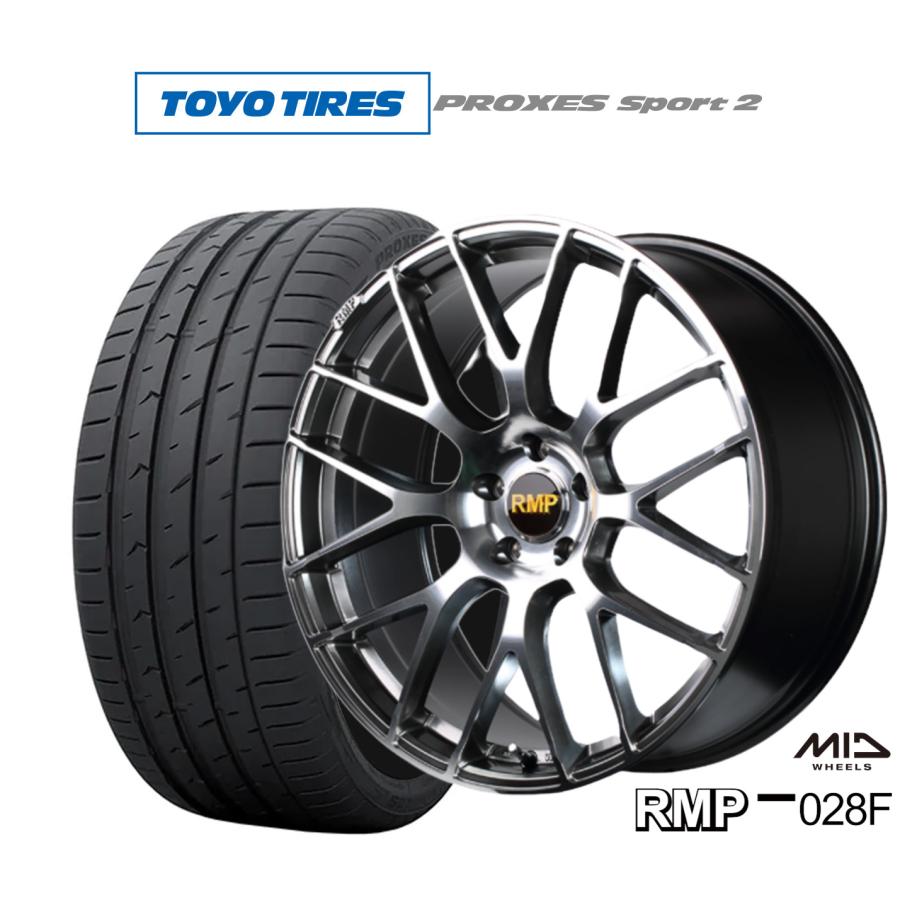 サマータイヤ ホイール4本セット MID RMP 028F トーヨータイヤ プロクセス PROXES スポーツ2 225/45R19 : set-16119192 : カーポートマルゼン ...