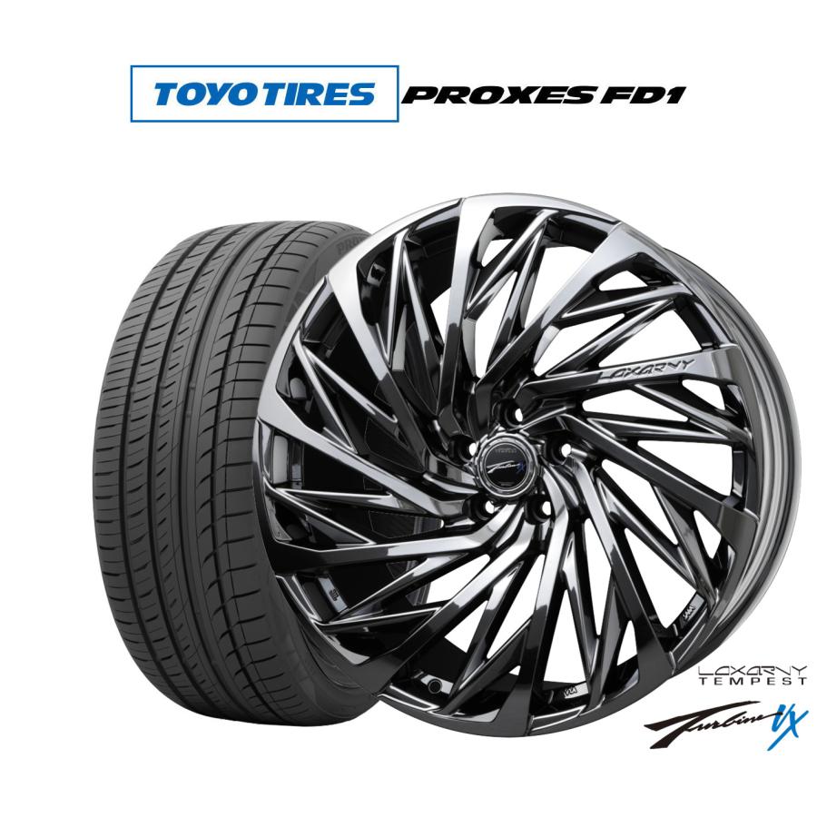 ロクサーニ サマータイヤ ホイール4本セット BADX テンペストタービンVX トーヨータイヤ プロクセス PROXES FD1 245/45R20 : カーポートマルゼン - 通販 ...