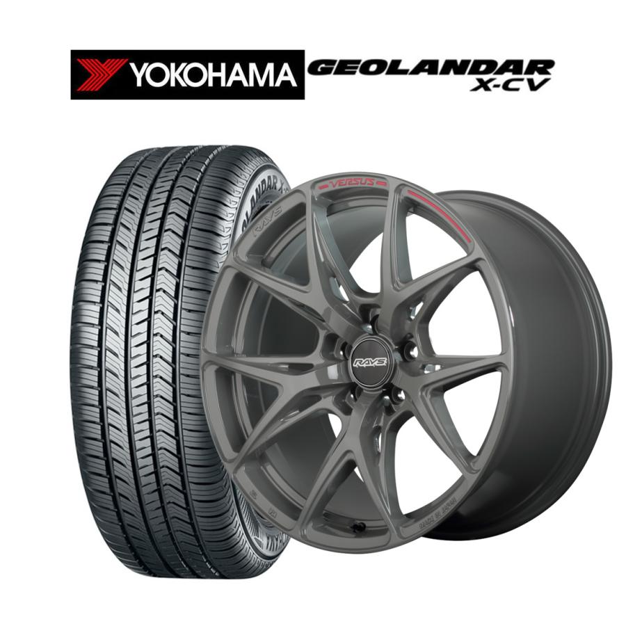 RAYS サマータイヤ ホイール4本セット レイズ ベルサス Craft Collection VV21S ヨコハマ GEOLANDAR ジオランダー X-CV (G057) 245 ...