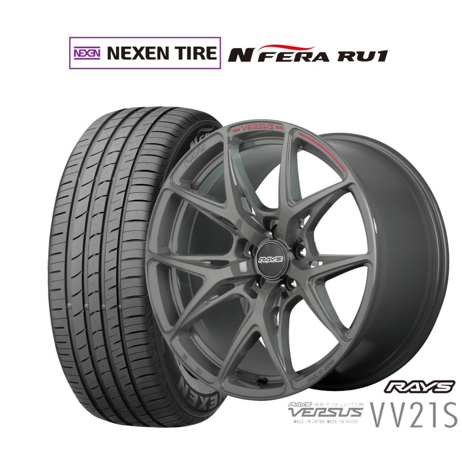 RAYS サマータイヤ ホイール4本セット レイズ ベルサス Craft Collection VV21S NEXEN ネクセン N FERA RU1 225/55R19 : カーポート ...