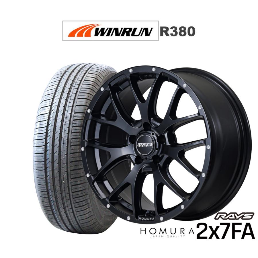 サマータイヤ ホイール4本セット レイズ HOMURA ホムラ 2×7 FA WINRUN ウインラン R380 215/65R16 : set-16457106 : カーポートマルゼン ...