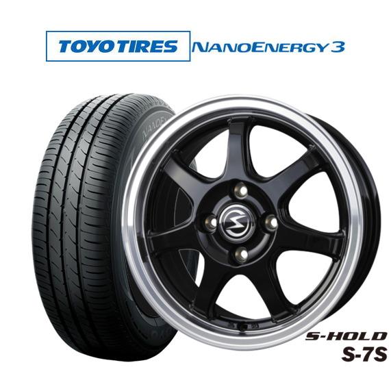 サマータイヤ ホイール4本セット BADX エスホールド S-7S トーヨータイヤ NANOENERGY ナノエナジー 3 165/60R14 : カーポートマルゼン - 通販 - Yahoo ...