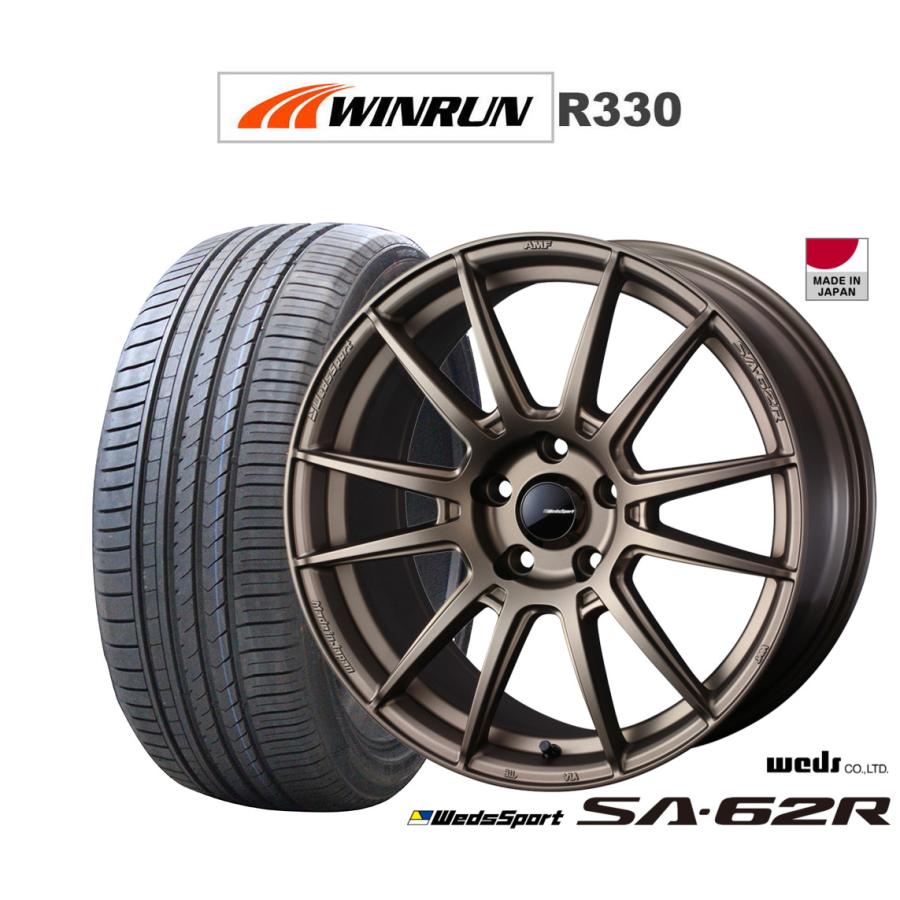 WEDS サマータイヤ ホイール4本セット ウェッズ ウェッズスポーツ SA-62R WINRUN ウインラン R330 225/50R18 : カーポートマルゼン - 通販 - Yahoo ...