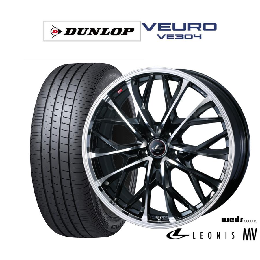 サマータイヤ ホイール4本セット ウェッズ レオニス MV ダンロップ VEURO ビューロ VE304 215/45R17 : set-16572173 : カーポートマルゼン - 通販 ...