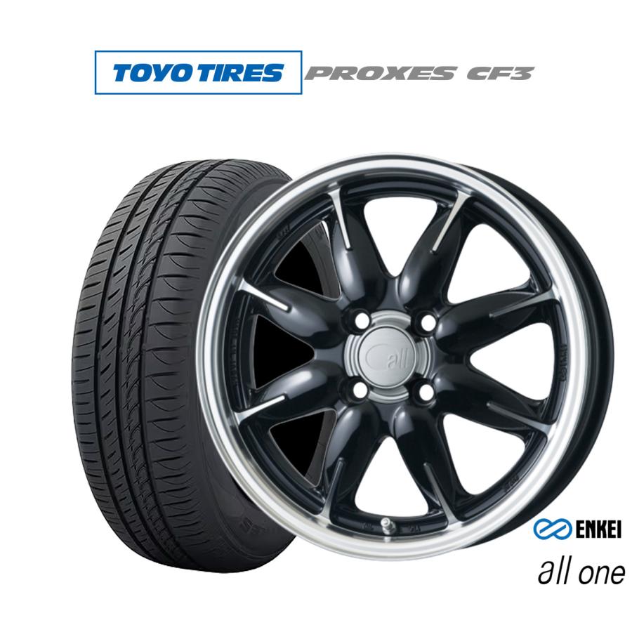 ENKEI（エンケイ） サマータイヤ ホイール4本セット all-one(オールワン) トーヨータイヤ プロクセス PROXES CF3 ...