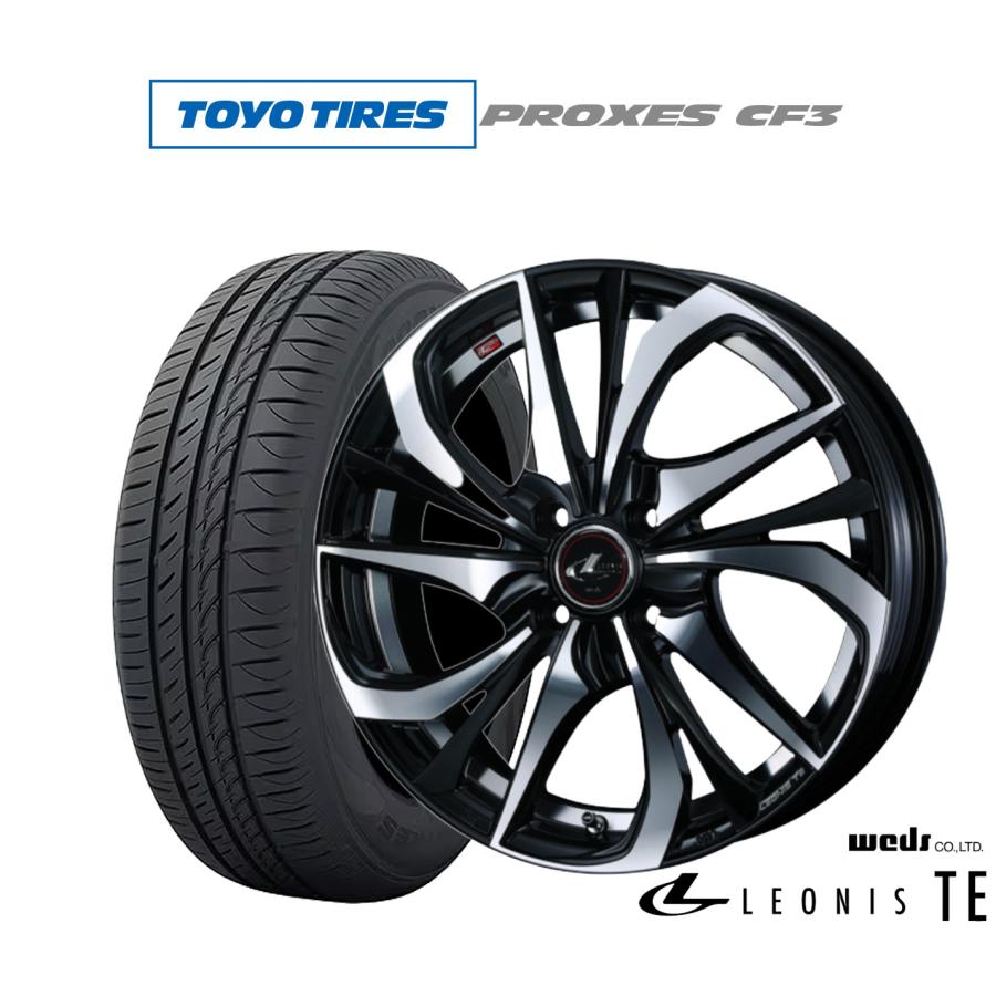 WEDS サマータイヤ ホイール4本セット ウェッズ レオニス TE トーヨータイヤ プロクセス PROXES CF3 185/60R16 : カーポートマルゼン - 通販 - Yahoo ...