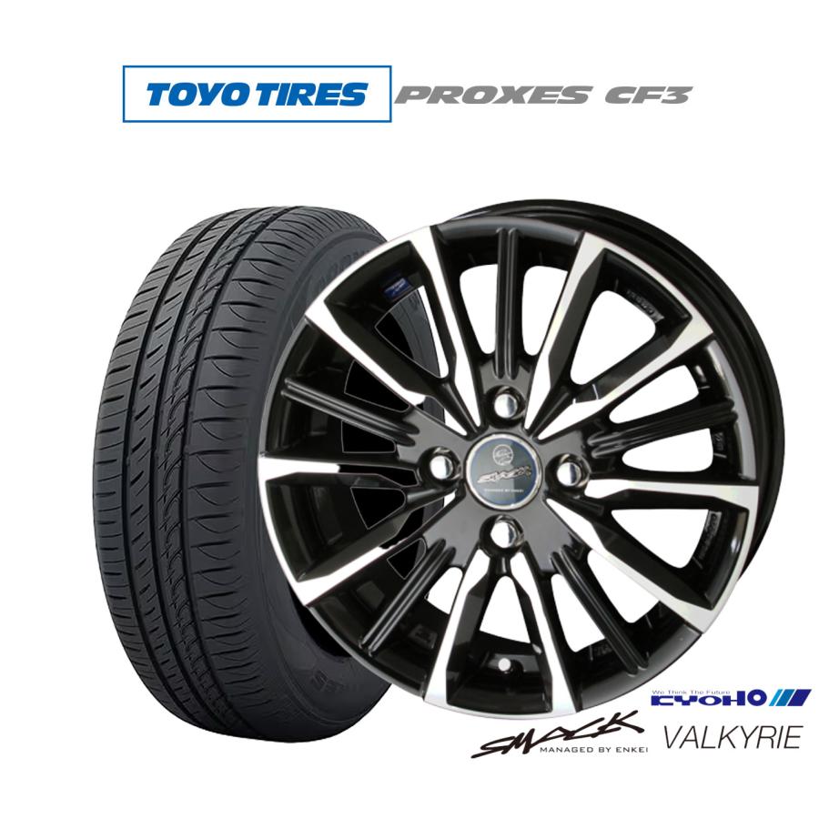 共豊 サマータイヤ ホイール4本セット KYOHO スマック プライム ヴァルキリー トーヨータイヤ プロクセス PROXES CF3 165/60R15 : カーポートマルゼン - 通販 ...